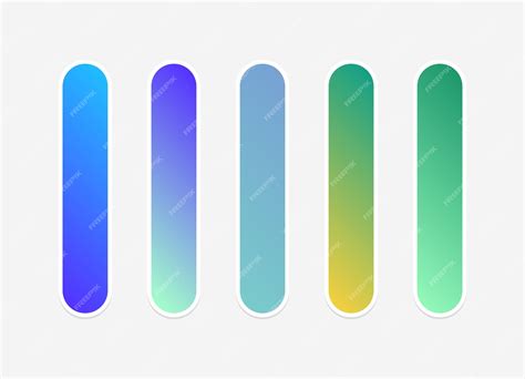 Premium Vector Vector Colorful Gradient Collection Vector Vibrant Colorful Gradients Swatches Set