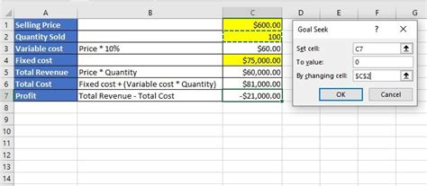 Using Goal Seek To Solve Equations In Excel Tessshebaylo