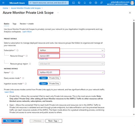 Azure Monitor에 대한 프라이빗 링크 구성 Azure Monitor Microsoft Learn
