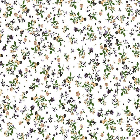 Floral Seamless Pattern On Master Background Modern Floral Pattern Elegant Premium Ai