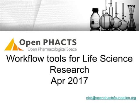 Open Phacts April 2017 Science Webinar Workflow Tools Ppt