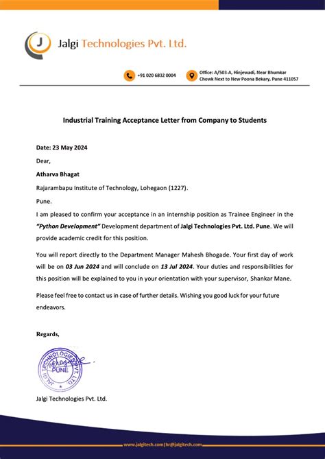 Atharva Bhagat On Linkedin Pythondeveloper Internship Techjourney