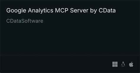 Google Analytics MCP Server By CData Glama Google Analytics MCP Server By CData Glama