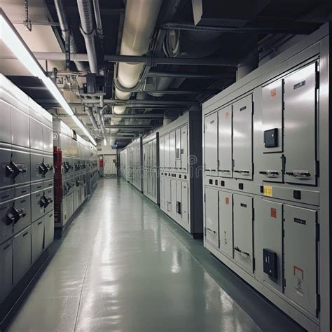 Nuclear Fuel Storage Room Stock Illustration Illustration Of Engine