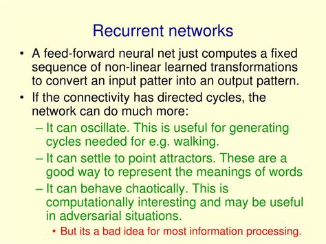 ppt csc321 2011 introduction to neural networks and machine learning lecture 7 learning in