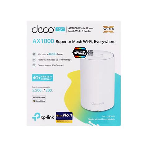 Mesh Wi Fi เครือข่ายไวไฟ Tp Link Mobile Mesh Router Deco X20 4g