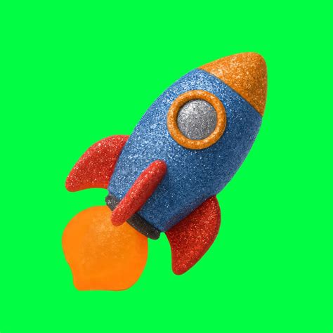 Colorful Glittery Rocket Candy Animation Free Video Rawpixel