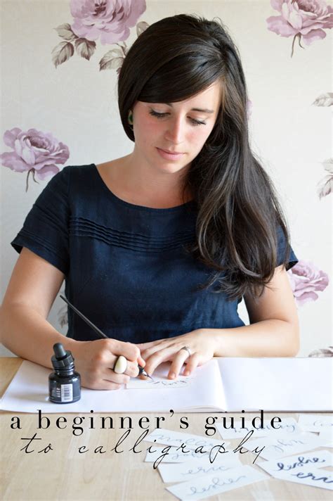 Expert Tips A Beginners Guide To Calligraphy One Brass Fox