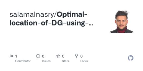 github salamalnasry optimal location of dg using pso