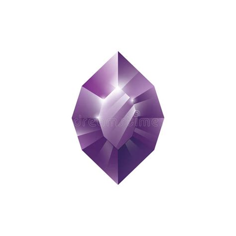 Gem Precious Stone Game Loot Ui Icon Vector Illustration Stock Vector Illustration Of