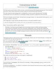 Concurrency In Rust A Guide To Safe And Efficient Parallel Course Hero