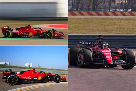 Ferrari Sf 23 F1 Car Revealed Has Increased Vertical Downforce The