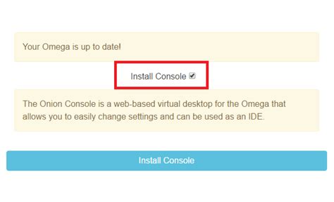 Installing The Console Onion Omega2 Documentation