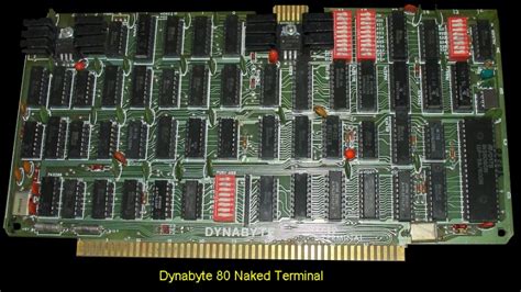 S100 Computers Dynabyte Naked Terminal Board