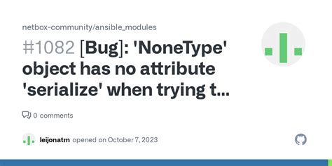 Bug Nonetype Object Has No Attribute Serialize When Trying To Create A Circuit