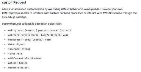 upload customrequst type defined error · issue 278 · react component upload · github