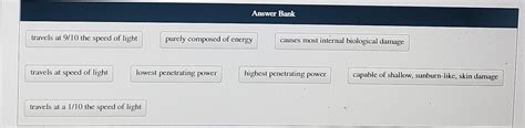 solved classify each characteristic based on the type of
