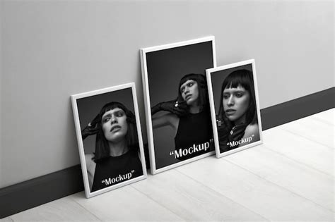 갤러리 프레임 모형 디자인 무료 Psd 파일