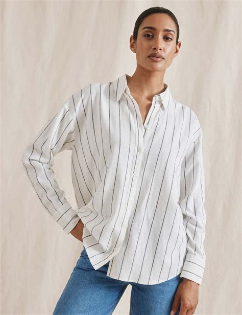 Womens Striped Shirts And Blouses At Mands