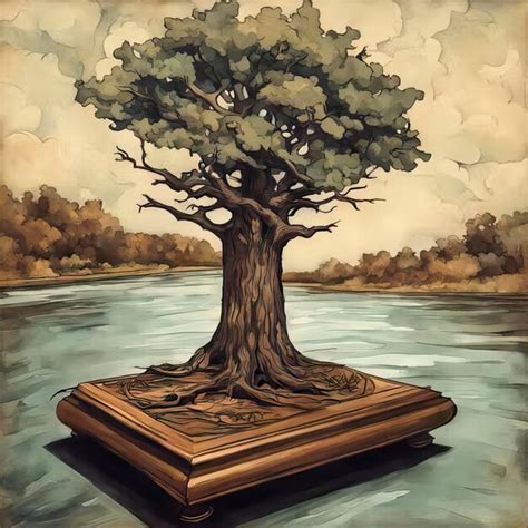 Tree Drawing With Book On It Images Free Download On Freepik