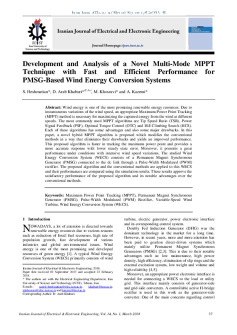 Pdf Development And Analysis Of A Novel Multi Mode Mppt Technique With Fast And Efficient