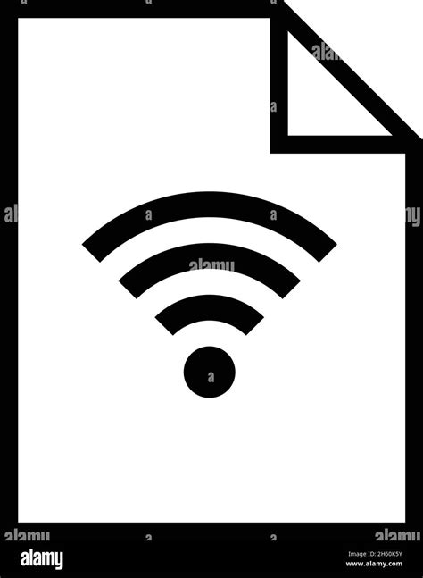 Wifi Data Icon Simple Vector Icon Stock Vector Image Art Alamy