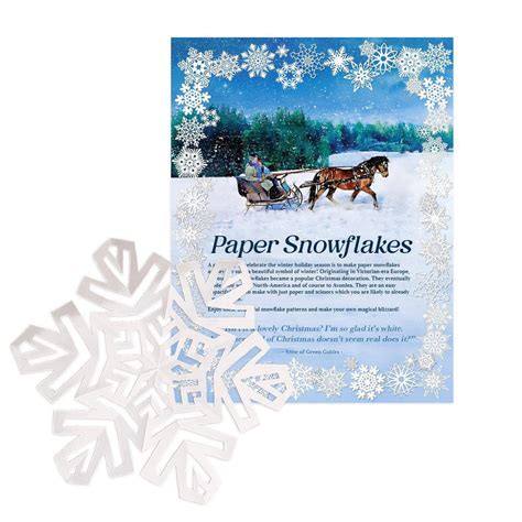 Free Paper Snowflake Pattern Shop At Sullivan