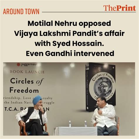 Theprint Syed Hossain And Vijaya Lakshmi Pandits Love Facebook