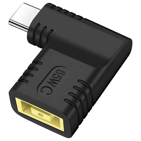 Usb C To Slim Tip Adapter Degree Usb C Male To Slim Square Yellow Tip Converter W Pd