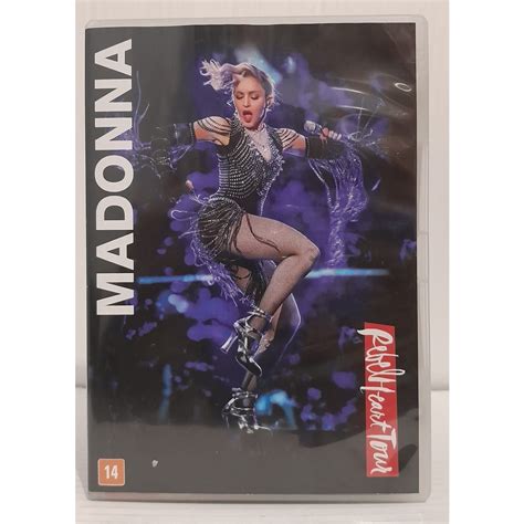 Dvd Madonna Rebel Heart Tour Original Usado Shopee Brasil