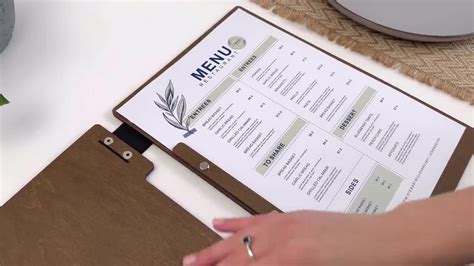 The Essential Guide To Choosing The Perfect Menu Folders And Wood Menu