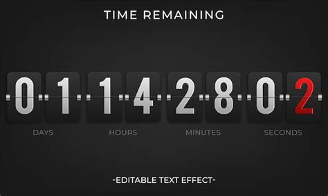 Free Vector Flip Countdown Clock Counter Timer