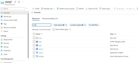 `multiple Resource Group Found For App Service Kwe` Is Showing