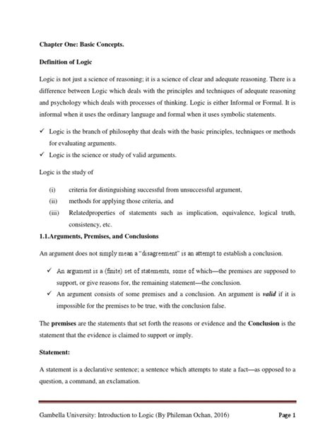 Introduction To Logic Pdf Argument Validity