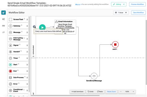 Workflow Single Email Template