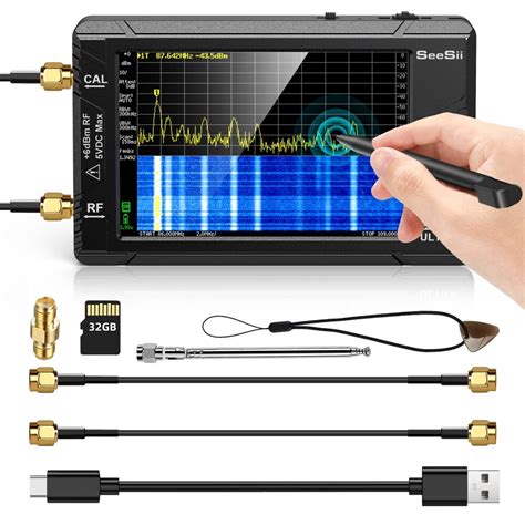 Seesii Spectrum Analyzer Tinysa Ultra 4 100khz 53ghz Handheld Signal