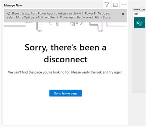 CoE Starter Kit BUG App In Power BI Showing Disconnect Error
