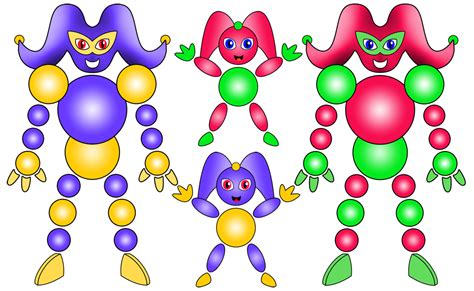 Fakemon Circlown And Jestertain By Imadmagician On Deviantart