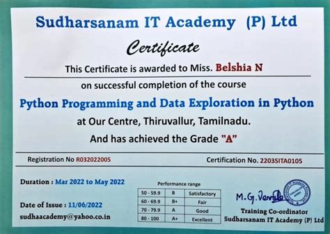 Belshia N On Linkedin Python Programming And Data Exploration In