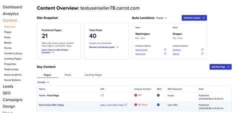 Content Overview At A Glance Carrot Help Center