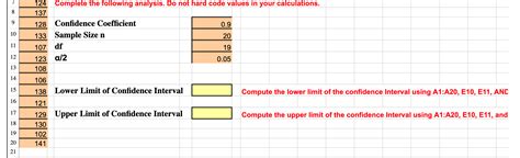 Solved Given The Accompanying Sample Data Use Excel S Chegg Com