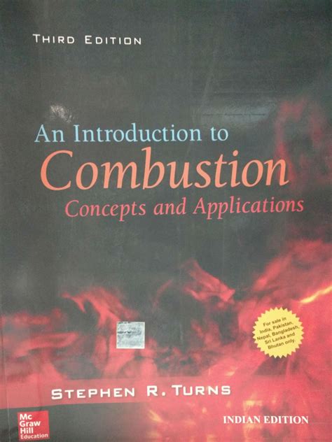 An Introduction To Combustion Concepts And Applications 3 Edition 3rd Edition Buy An