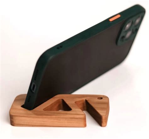 Підставка для телефону з дерева Moku 9 5х4 5х1 см фото відгуки характеристики в інтернет