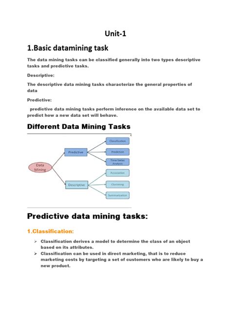 Unit 1 Datamining Pdf Artificial Neural Network Data Mining