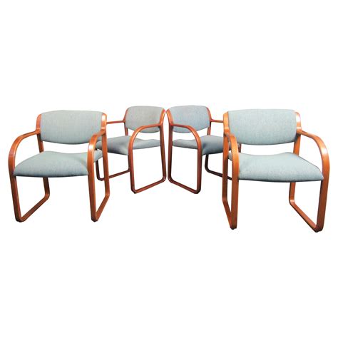 Frank Lloyd Wright Replica 1936 Johnson Wax Office Chair At 1stdibs