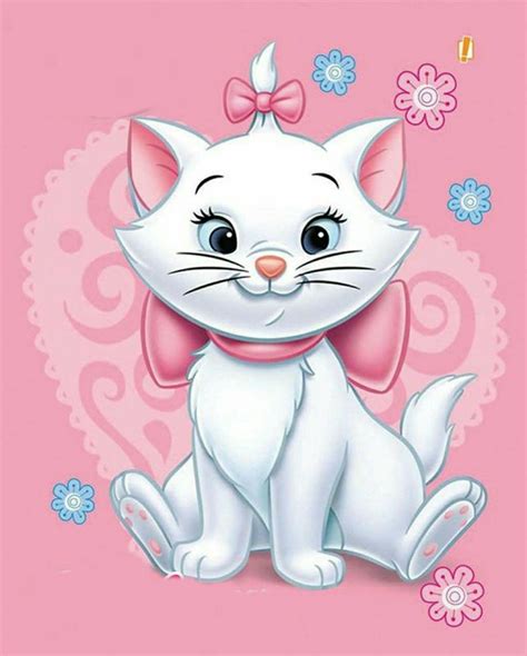 Marie Gatita Arte Disney Aristogatos Papel Tapiz Disney