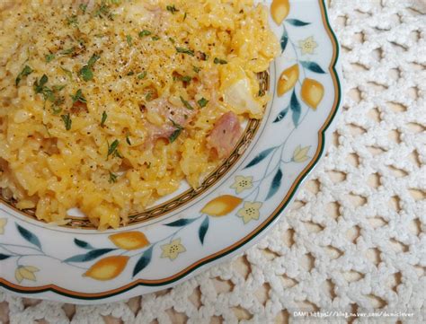 매콤 크림 리조또 만들기 매운요리 레시피 네이버 블로그