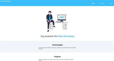 Github Jayprakash55jay Prakash Portfolio Website A Website To
