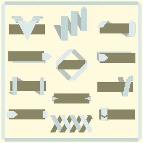Set Of Retro Ribbons Banners And Labels 60019705 Vector Art At Vecteezy