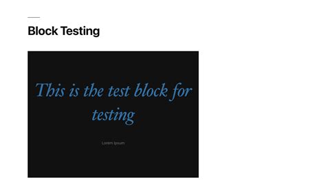 Pullquote Block Text Colour Is Not Displaying Properly On The Back End And Front End With The